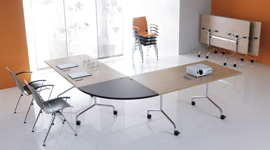 "FLIB" Rectangular Tilt-Top Meeting Table